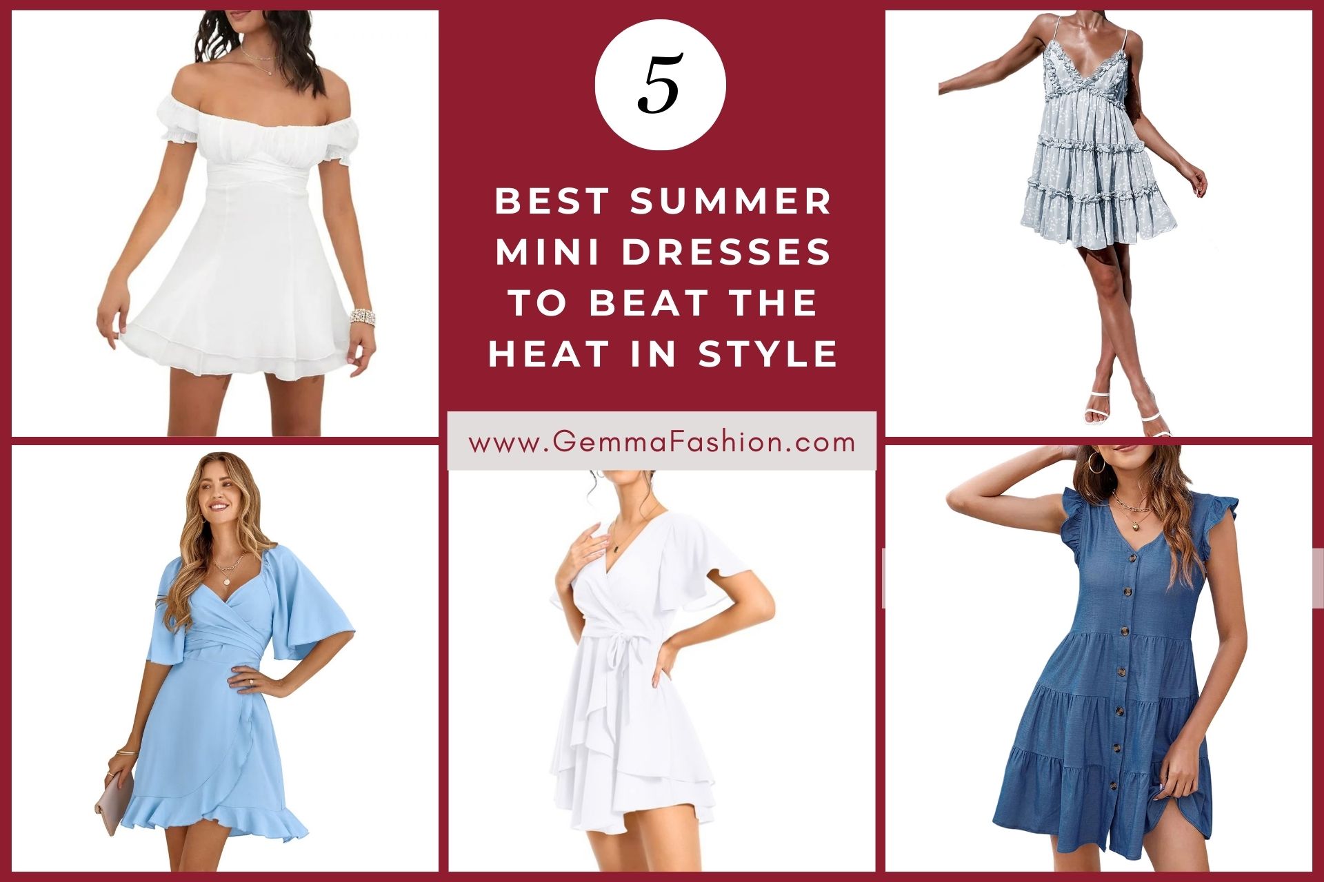 5 BEST SUMMER MINI DRESSES TO BEAT THE HEAT IN STYLE - Gemma Fashion